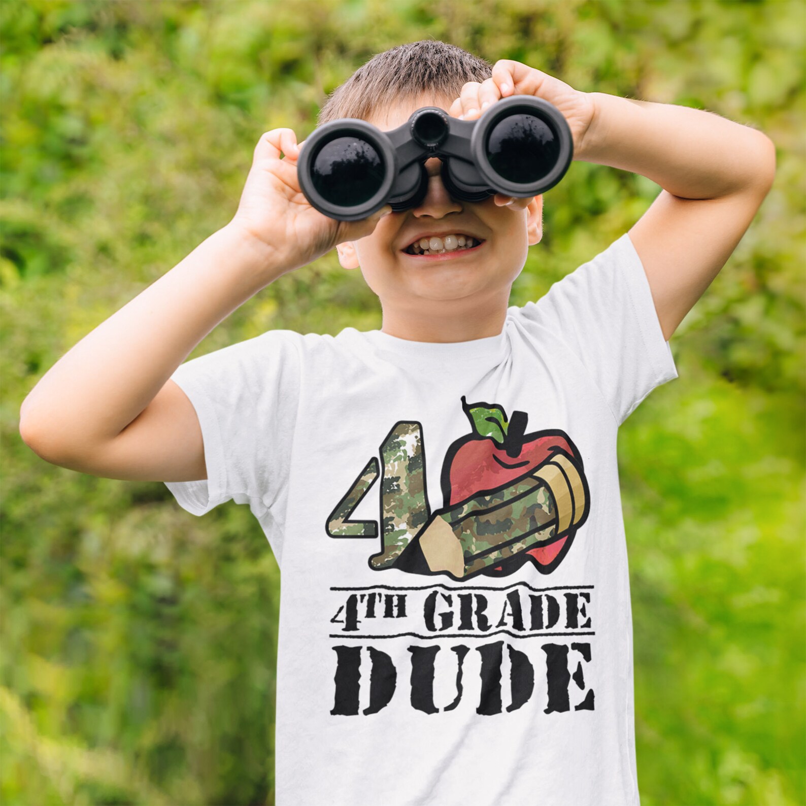 Fourth Grade Dude 4th Grade Boy Back to School Pencil Camo - Etsy UK