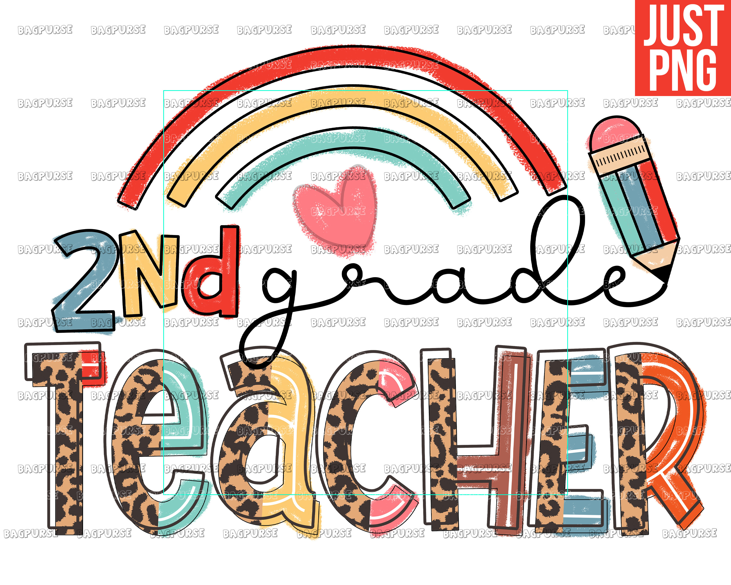 Second Grade Teacher Second Grade Teacher PNG 2nd Grade - Etsy