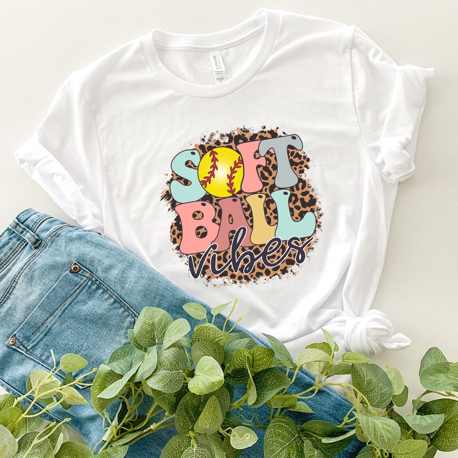 Softball Vibes Softball Vibes PNG File Design for - Etsy