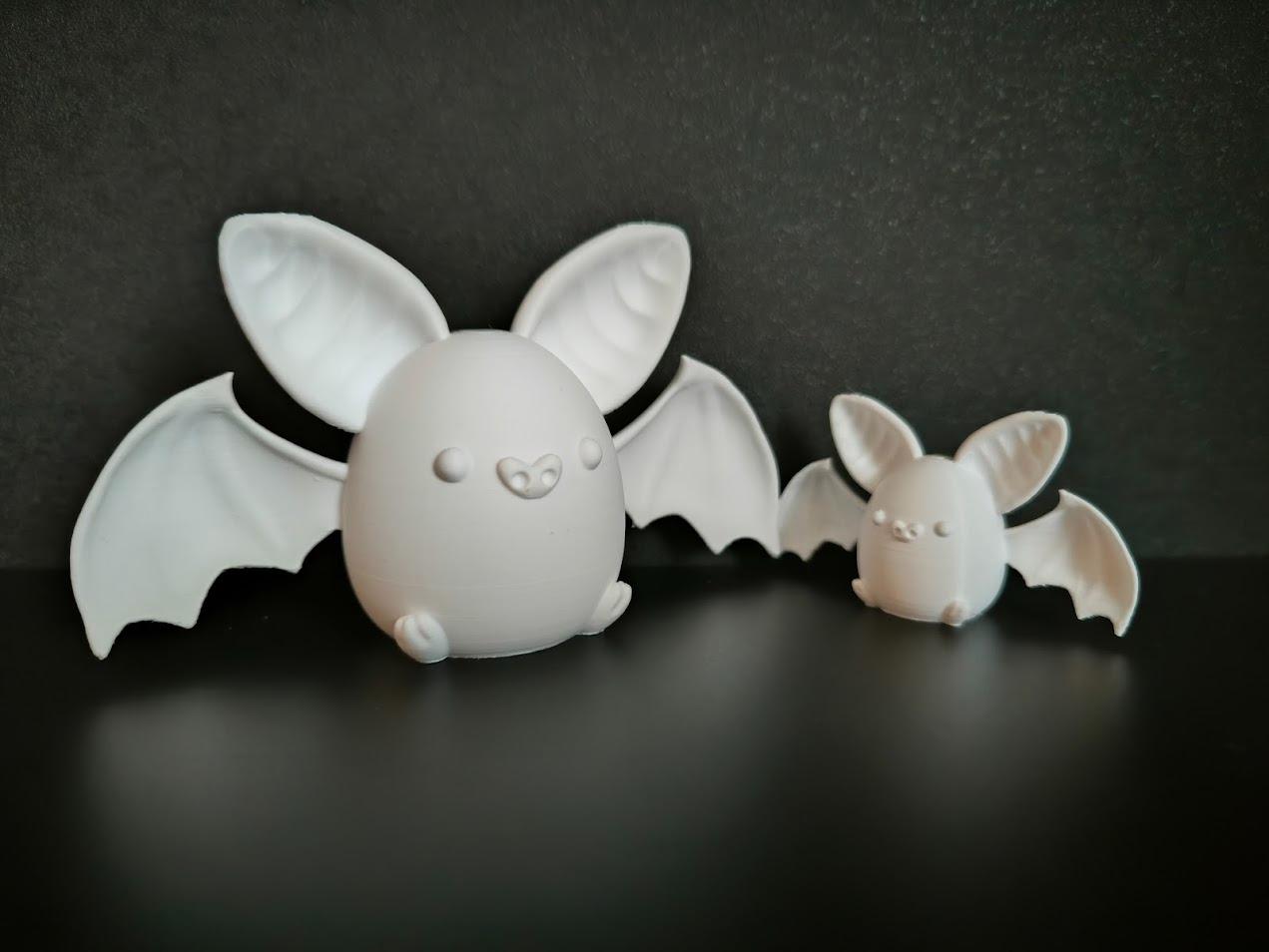 3D Printed Bat Figurine With LED Tealight - Halloween Decor - Etsy