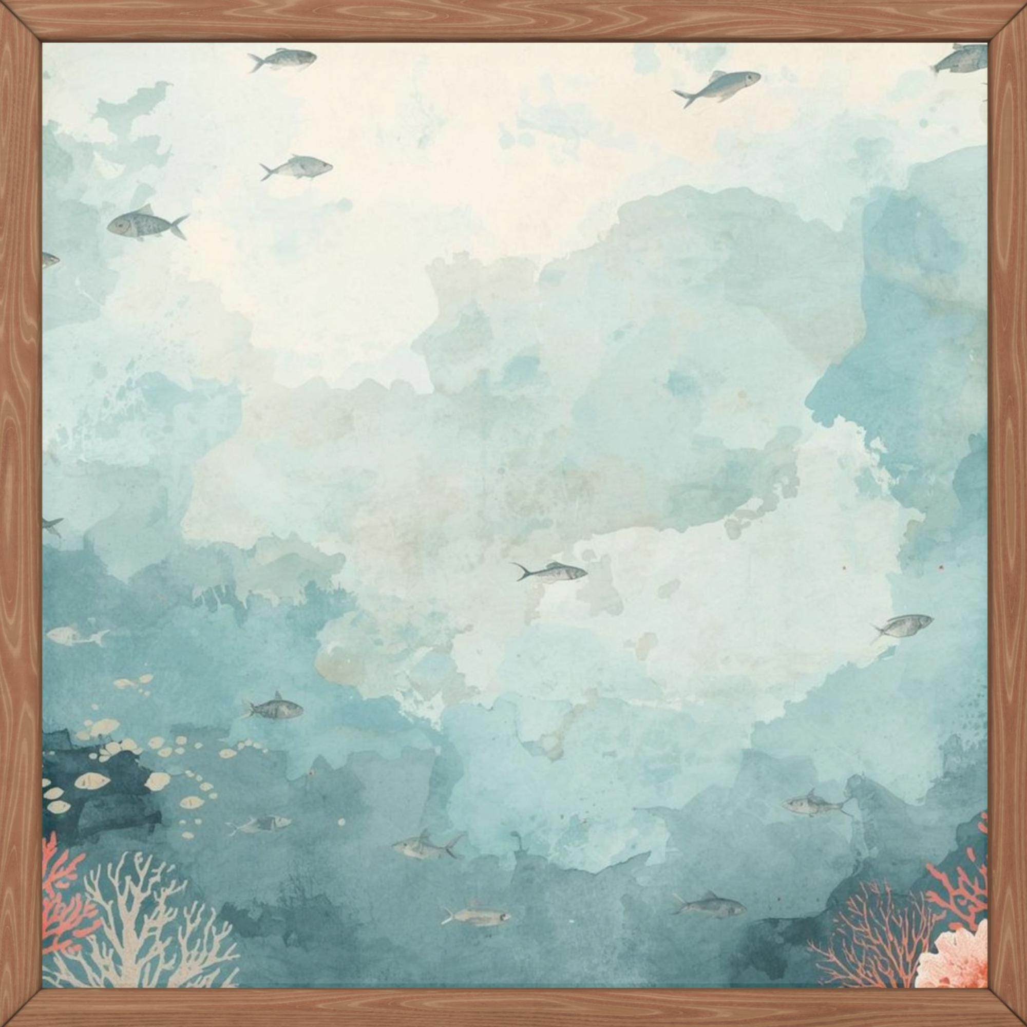 Ocean and Water Themed Scrapbook Pages, 12x12 Printable and Digital ...