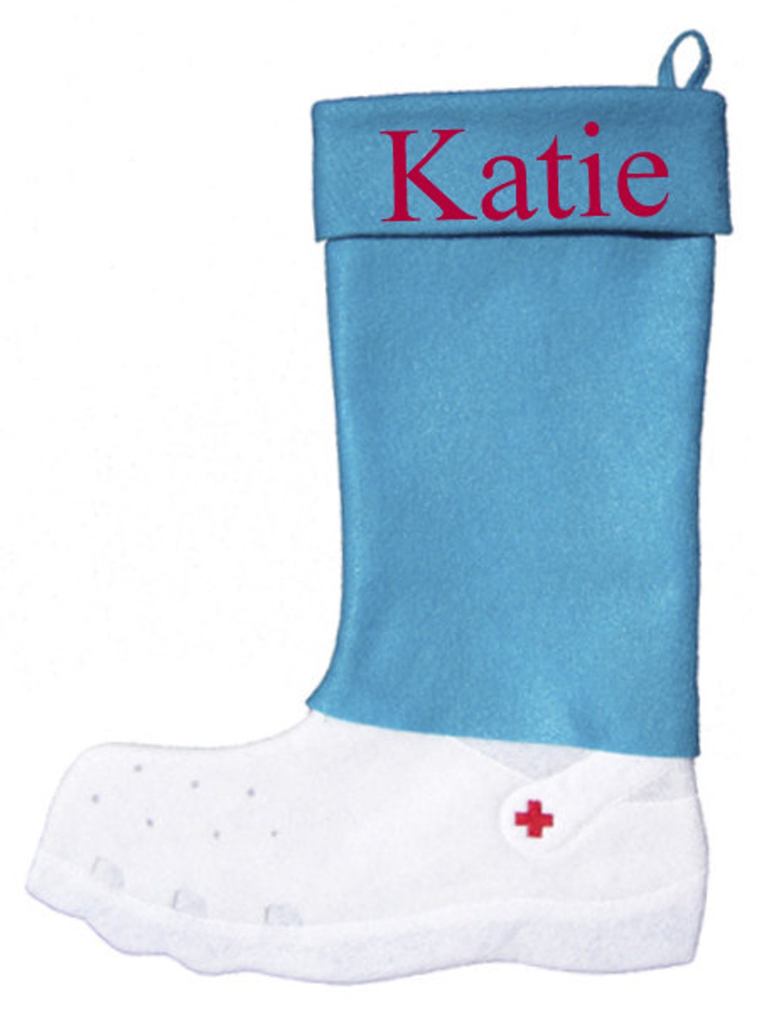 Nurse/medical Stocking With FREE Embroidered Name - Etsy