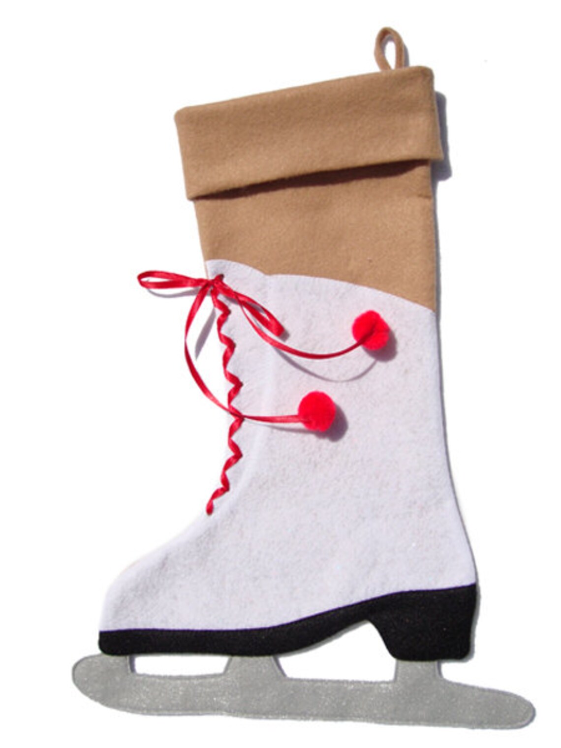 Iceskater stockings with FREE embroidered names | Etsy