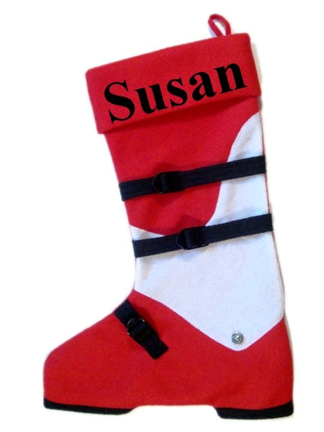 Ski Boot Stocking With FREE Embroidered Name - Etsy