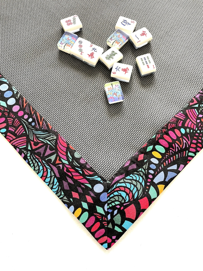 Mah Jongg Table Mats- Stain Glass - Etsy