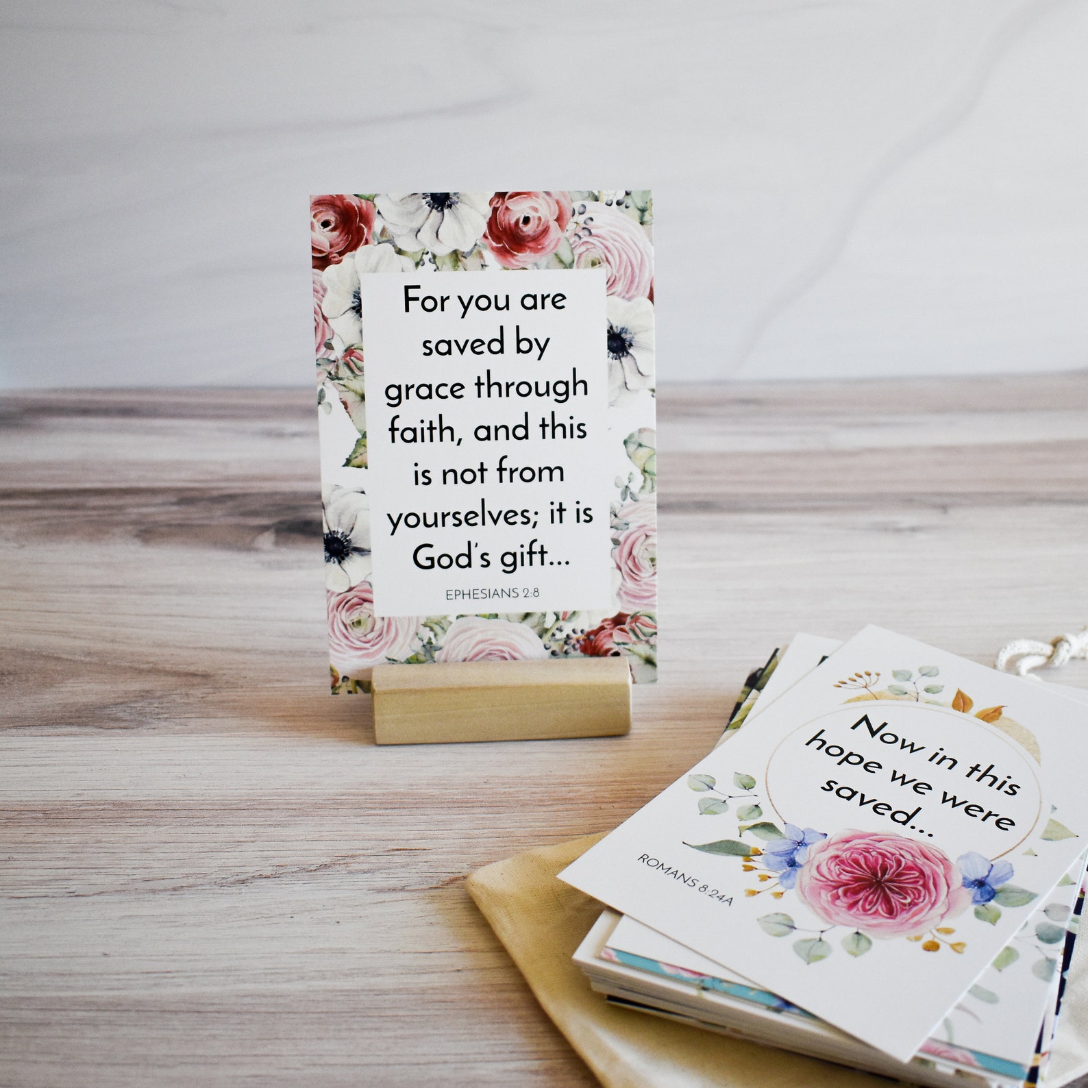 A Year of Faith & Hope Scripture Memory Verse Cards Set of - Etsy