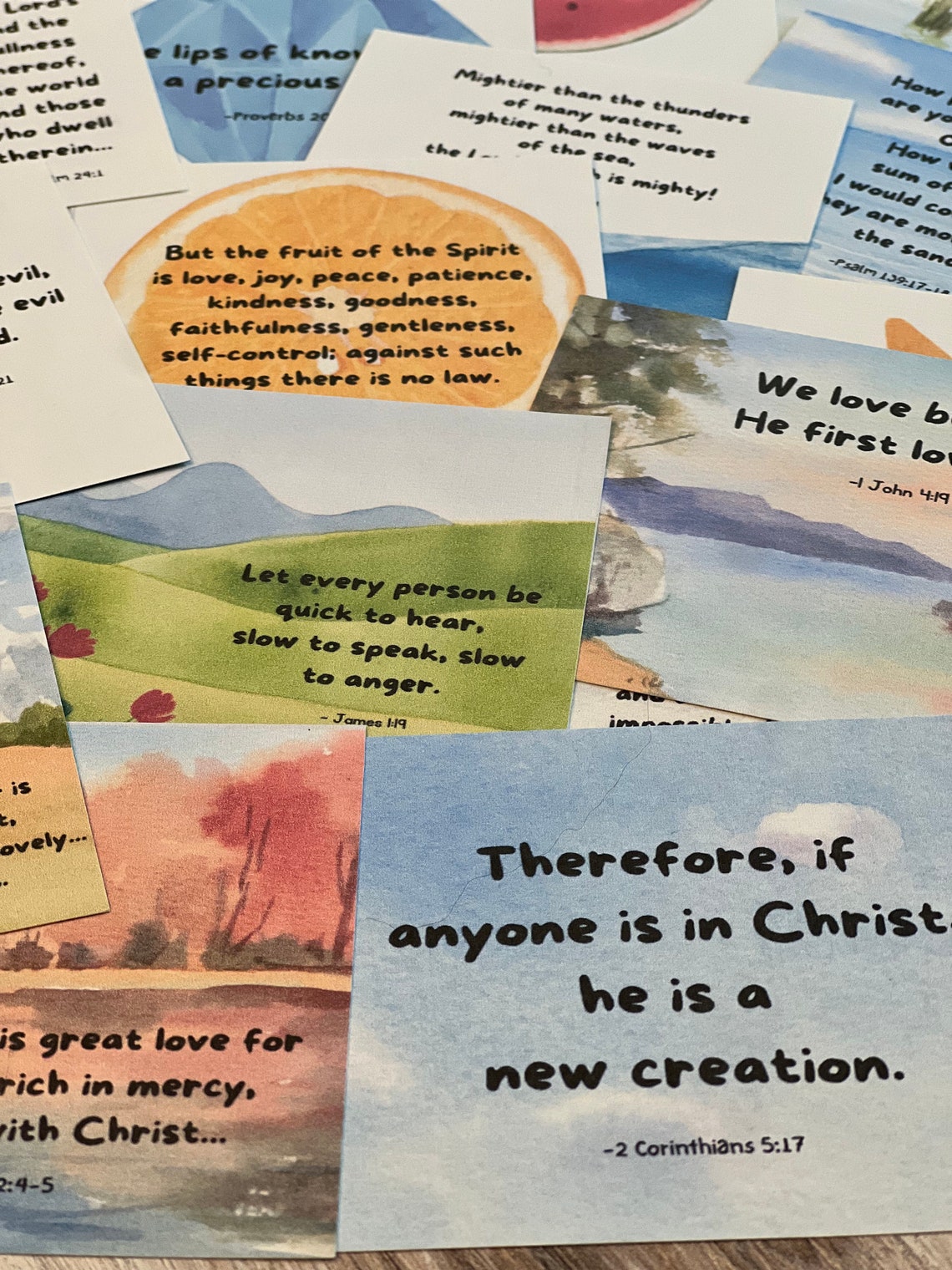 Printable Bible Verse Cards for Kids Scripture Cards for - Etsy Australia