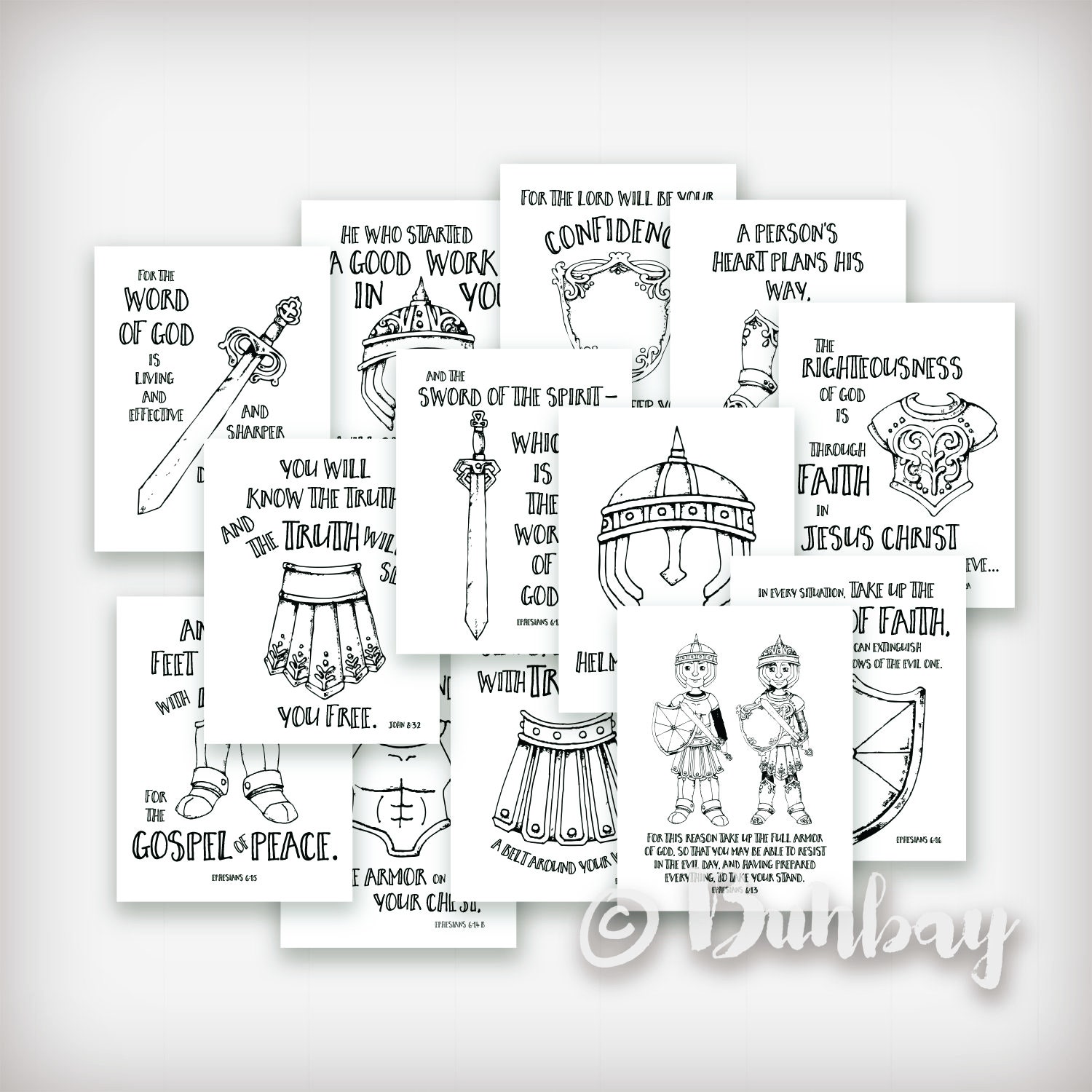 Breastplate Of Righteousness Coloring Page