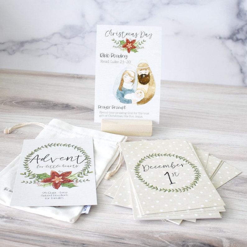 Advent Scripture Cards | Etsy