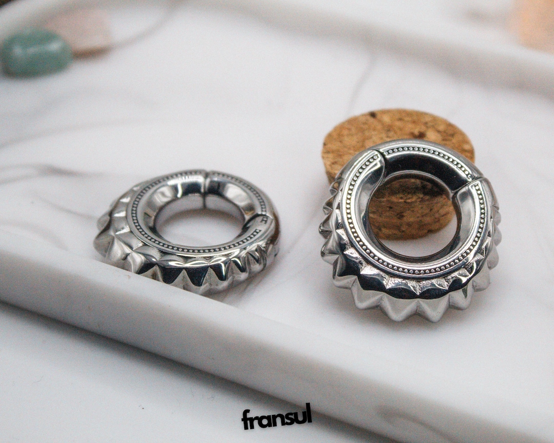 Heavy Ear Weights | Chunky Hangers | Magnetic Hoop Gauge | Stainless ...