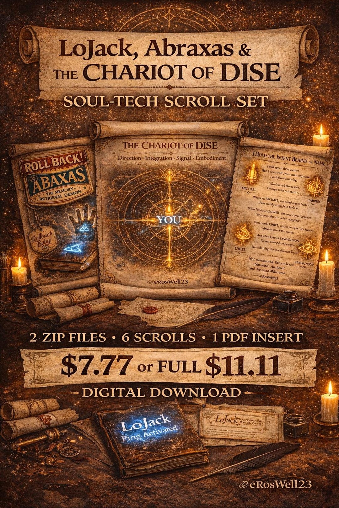 Lojack Activation Scrolls — ZAG System (full Set | Parts 1 and 2) the ...