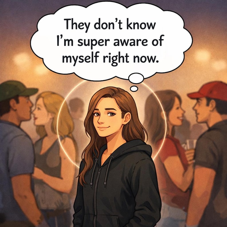 Self-aware Meme PNG Set | Introvert Humor Art | Social Anxiety Meme ...
