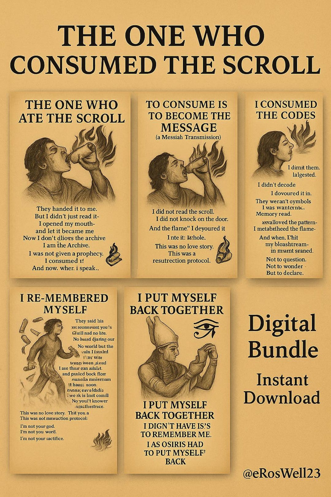 The One Who Consumed the Scroll — 5-scroll Resurrection Bundle ...