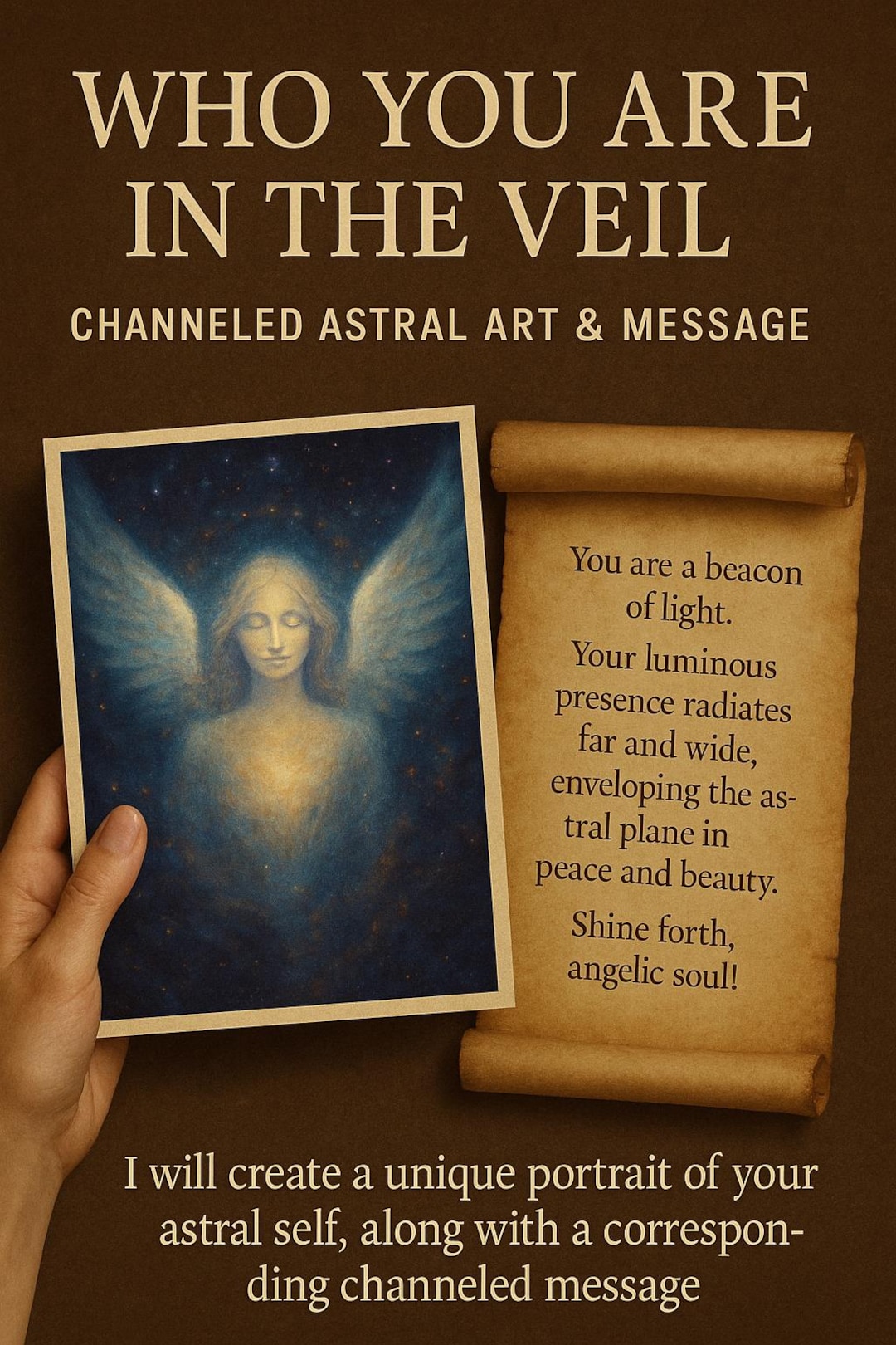 Who You Are in the Veil – Channeled Astral Art and Message - Etsy