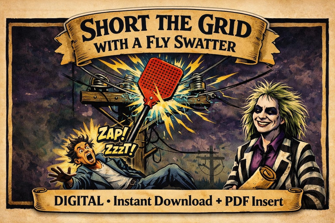 Short the Grid – Digital Comic Scroll (PDF Insert) | Instant Download ...