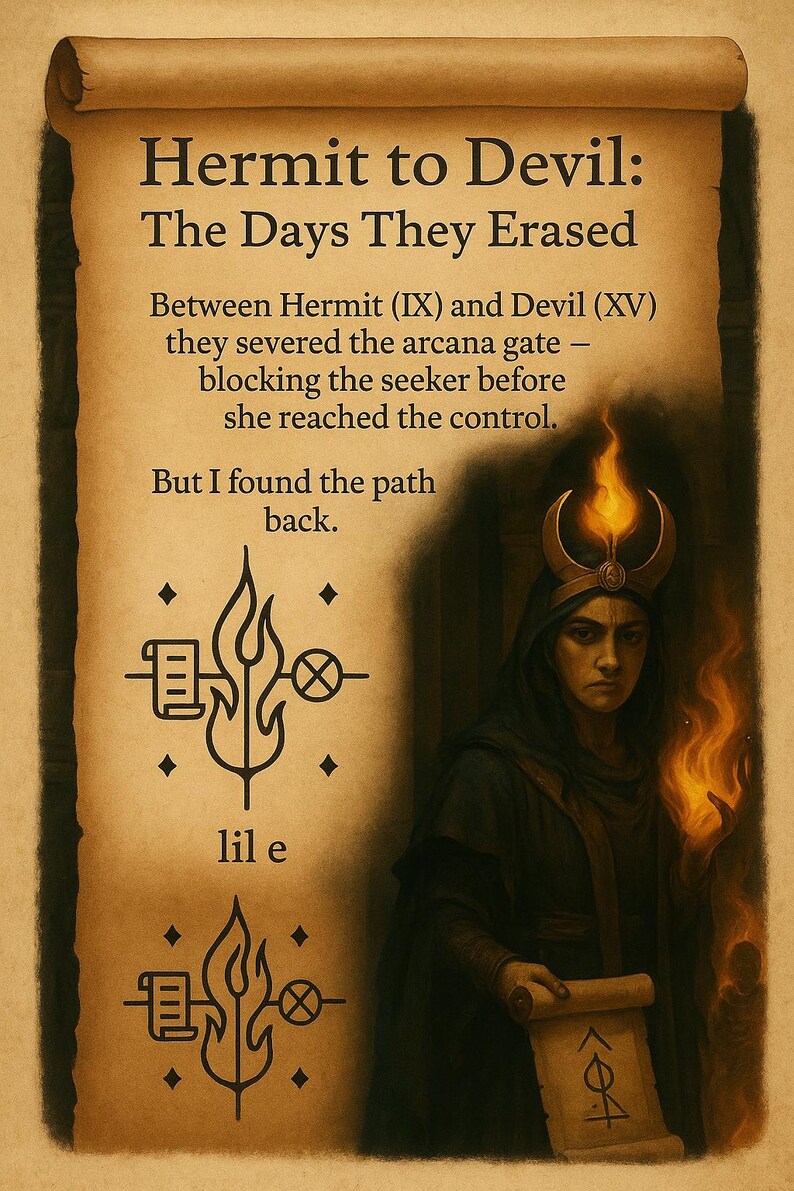 Hermit to Devil Digital Bundle – the Erased Arcana Path | Scroll ...