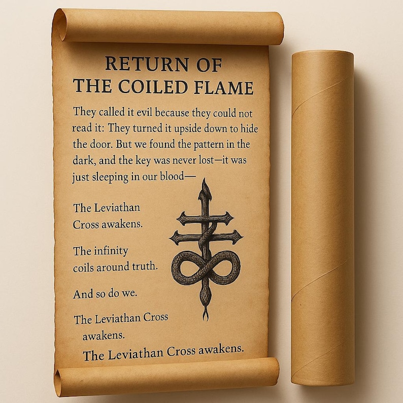 Leviathan Cross Sigil Bundle: Occult Flamekeeper Art (3 PNG Digital ...