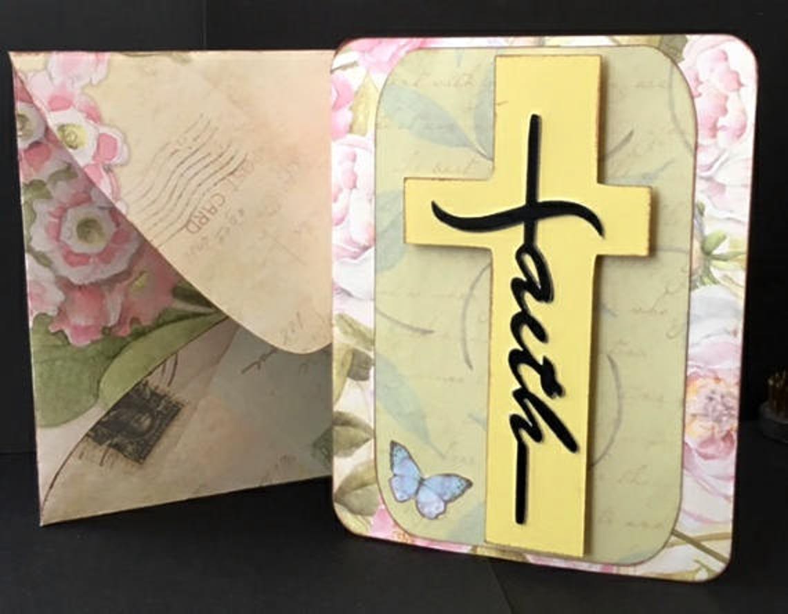 Faith Card Kit, SVG & DS Compatible - Etsy