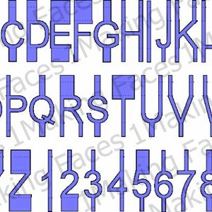 Pop-up Letters and Numbers, SVG Cutting File Kit - Etsy