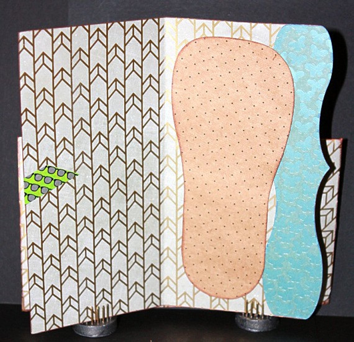 3D Flip Flop Box With Matching Card, SVG Cutting File Kit - Etsy