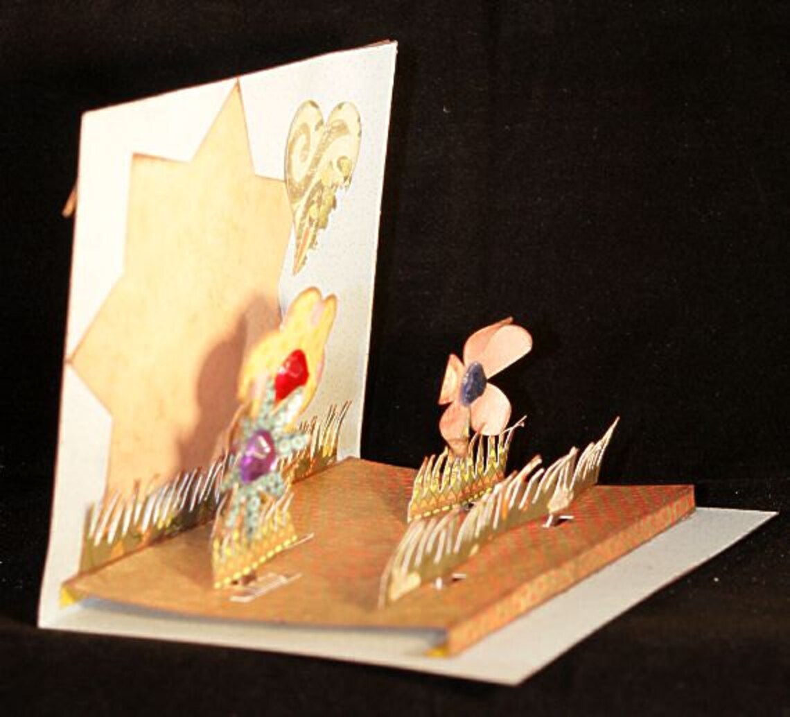 Floating Platform Pop-up Card, SVG Cutting File Kit - Etsy