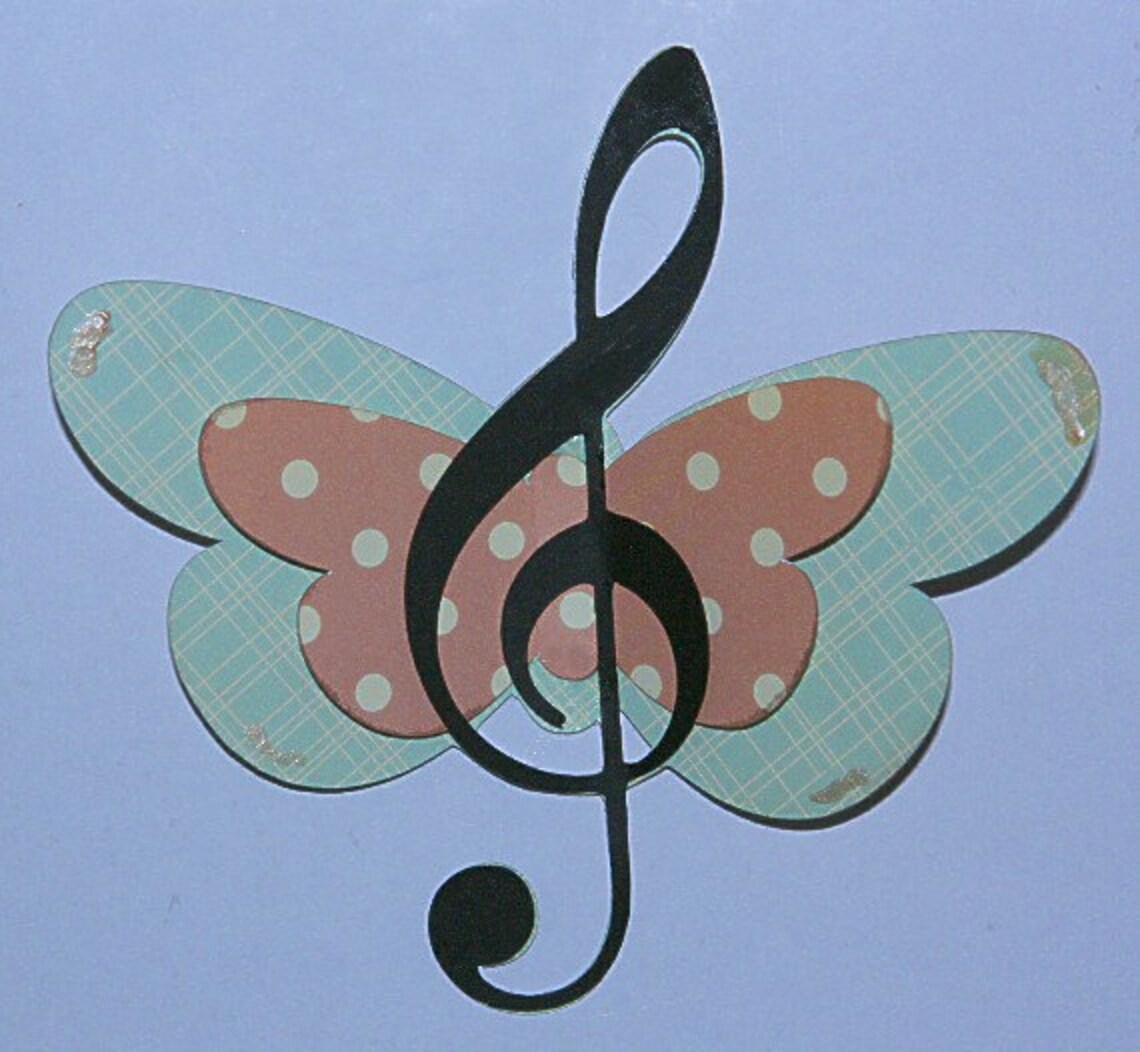 4 Butterfly Notes, SVG Cutting File Kit - Etsy