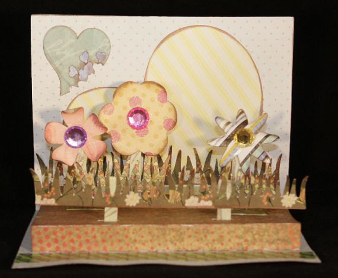 Floating Platform Pop-up Card, SVG Cutting File Kit - Etsy