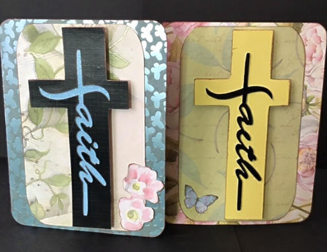 Faith Card Kit, SVG & DS Compatible - Etsy