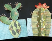 Two 3-D Cactus Cards SVG Cutting File Kit - Etsy