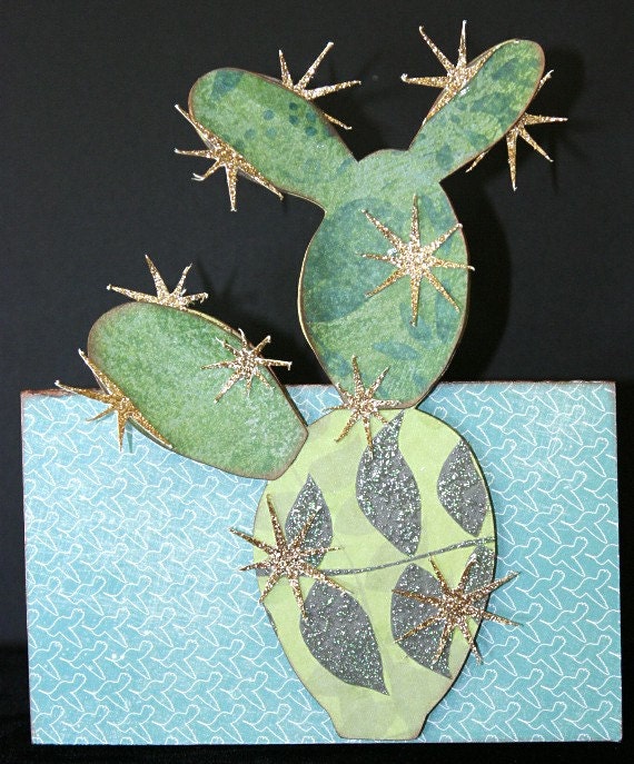 Two 3-D Cactus Cards, SVG Cutting File Kit - Etsy