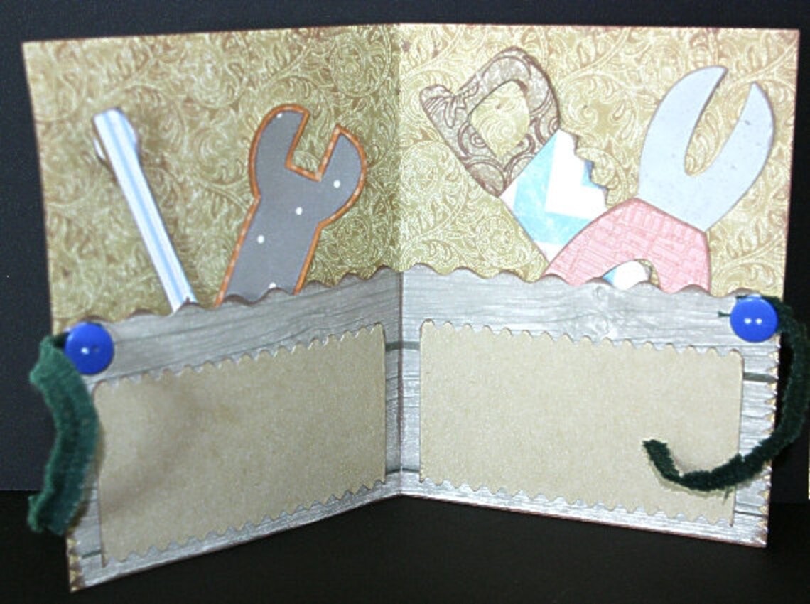 Father's Day Tool Belt Card, SVG Cutting File Kit - Etsy