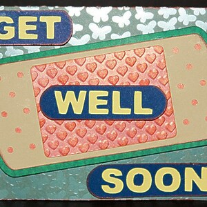 Get Well Soon, Purse Size Tissue Holder and Card, SVG File - Etsy