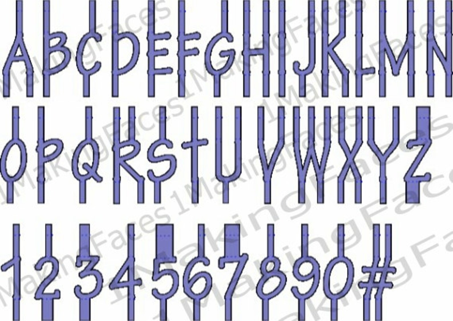 3-D Pop-up FUN Letters & Numbers, SVG Cutting File Kit - Etsy