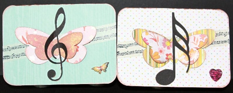 Butterfly Notes Cards, 4 Designs, SVG Cutting File Kit - Etsy