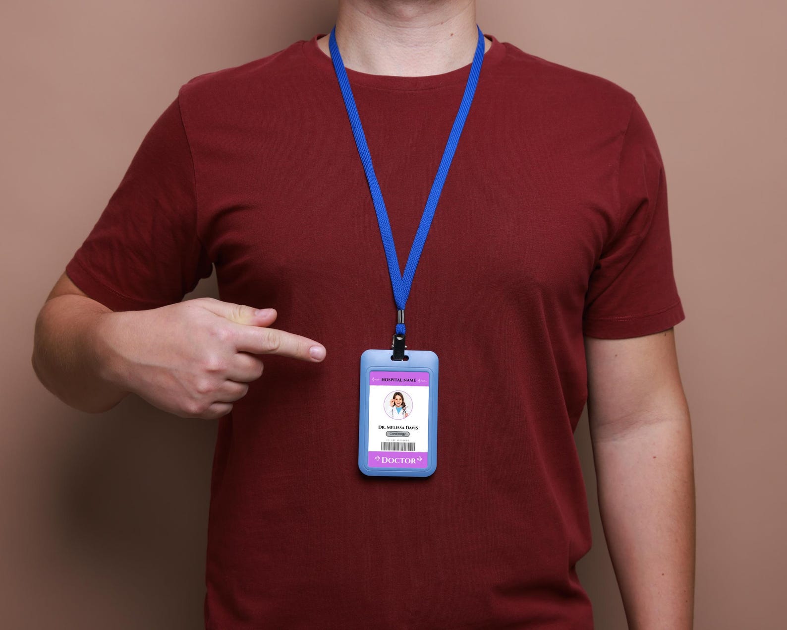 Editable Kids Doctor ID Badge, Printable Medical Badge, Hospital Staff ...
