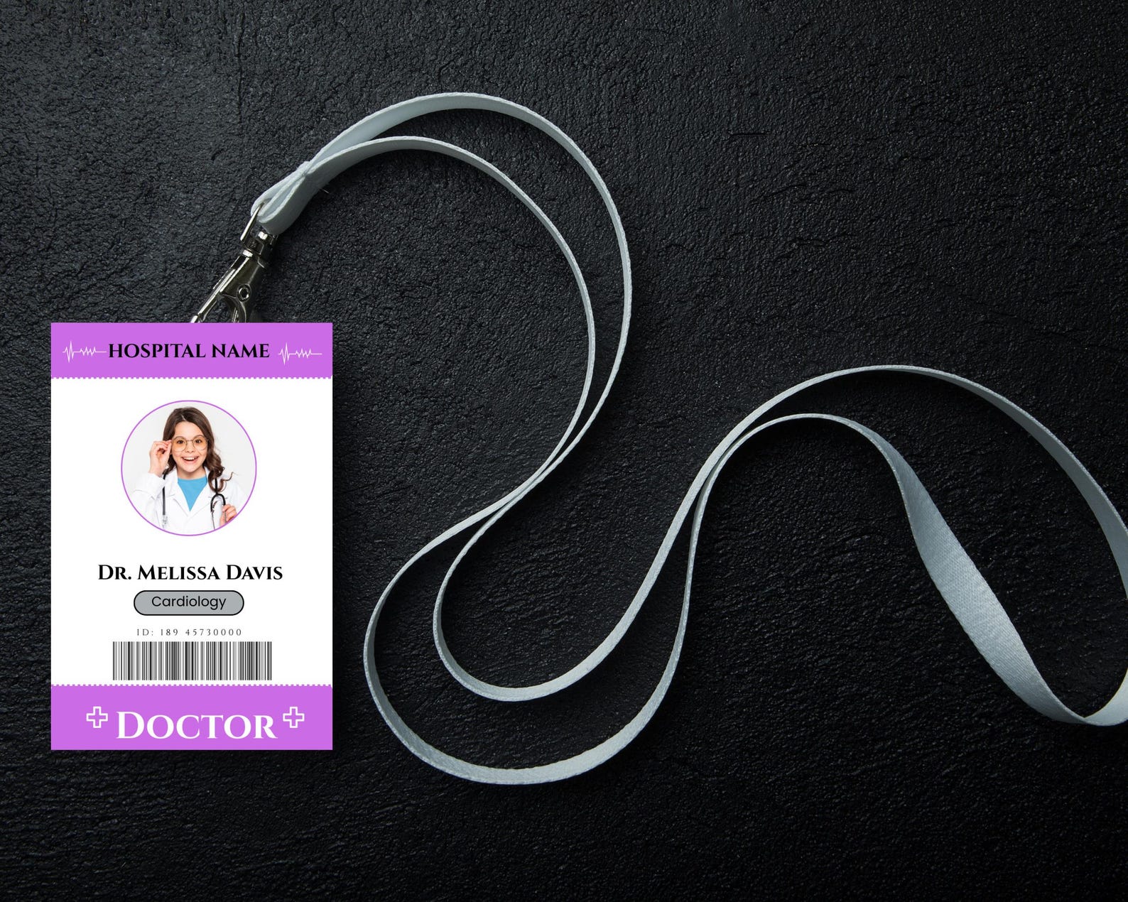Editable Kids Doctor ID Badge, Printable Medical Badge, Hospital Staff ...