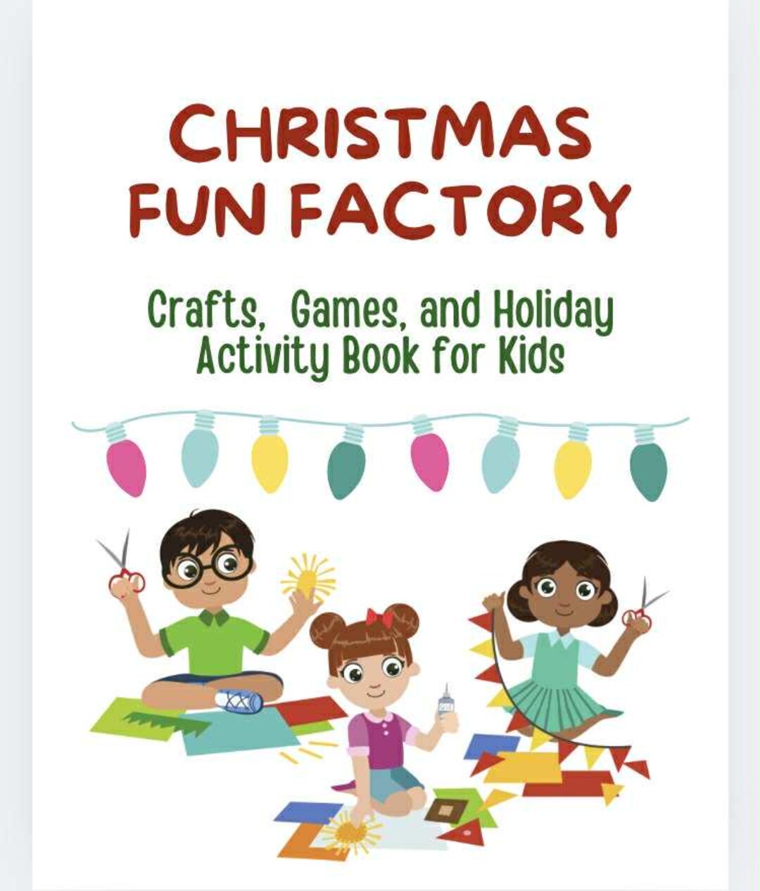 Christmas Fun Factory Kids Activity Book | Printable Holiday Booklet - Etsy