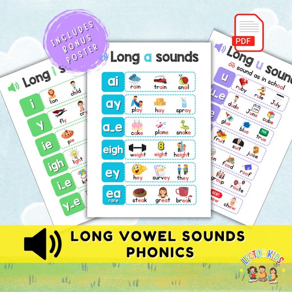 Phonics Poster - Etsy
