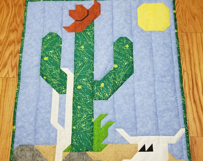 Desert Cactus Pieced Quilt Pattern: 3 Sizes (PDF) - Etsy
