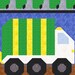 Garbage Truck Twin Quilt Pattern: Easy Pieced Design (PDF Pattern) - Etsy