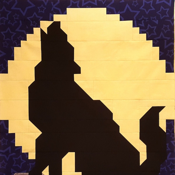 Wolf Quilt Pattern - Etsy