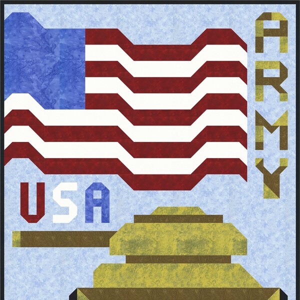 Army Quilt - Etsy