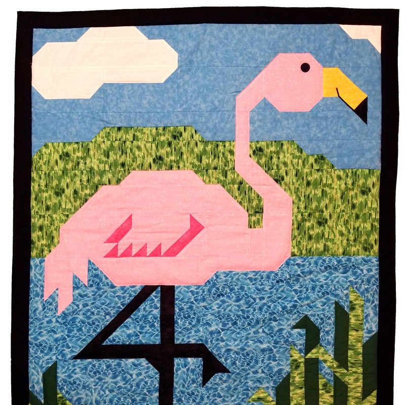 Flamingo Quilt Pattern - Etsy
