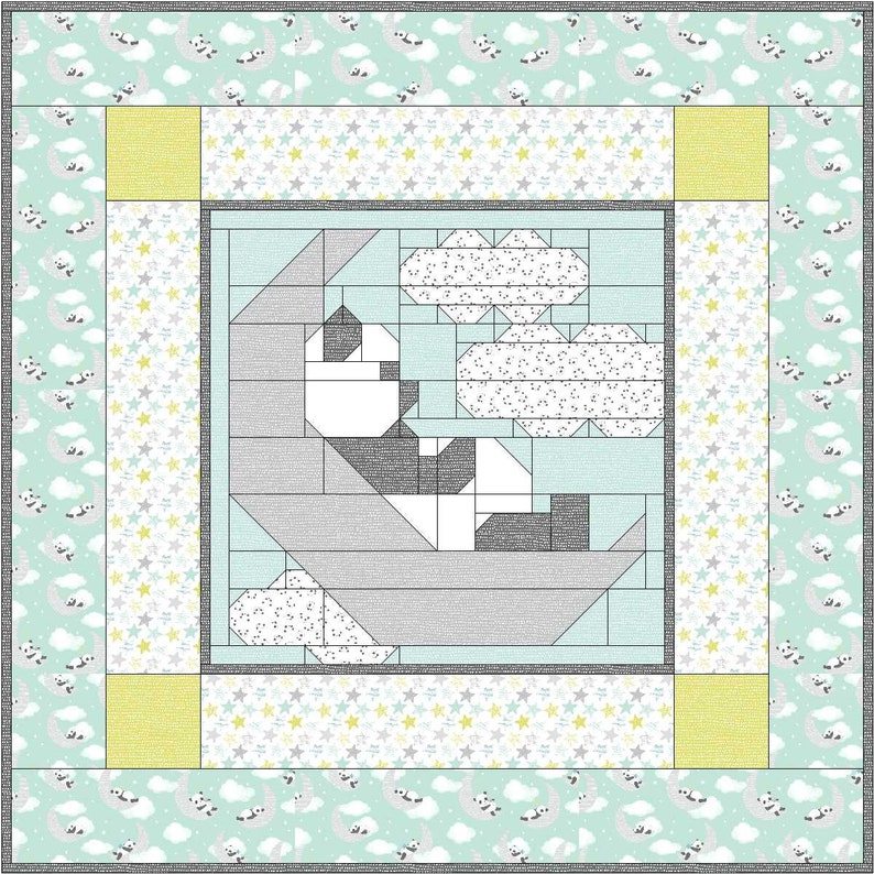 Sleepy Panda Baby Quilt Pattern (PDF Download) - Etsy