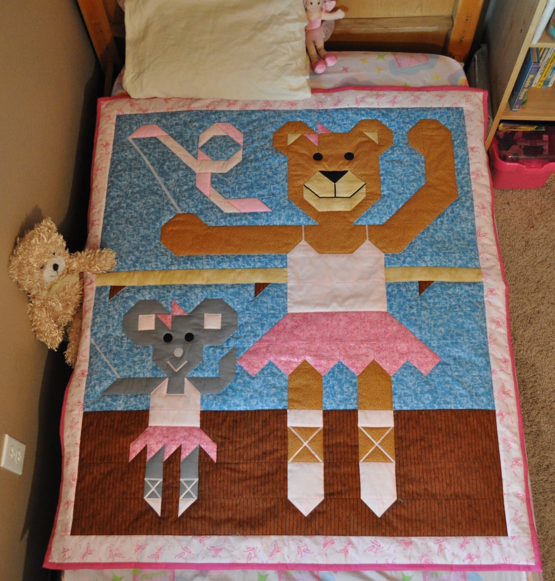 Ballerina Quilt Pattern, Little Girl Dance Theme (PDF Pattern) - Etsy