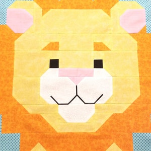 Leo the Lion Baby Quilt Pattern: 3 Sizes (digital Download PDF) - Etsy