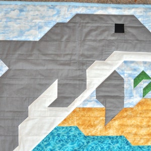 Dolphin Quilt Pattern: Simple Pieced Summer Baby Quilt (PDF) - Etsy