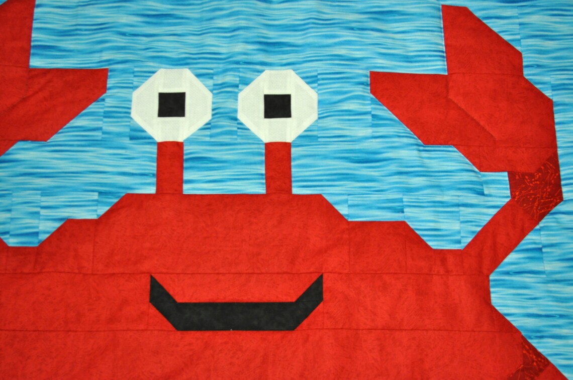 Crab Quilt PATTERN With Multiple Sizes 36x42 Baby Quilt - Etsy