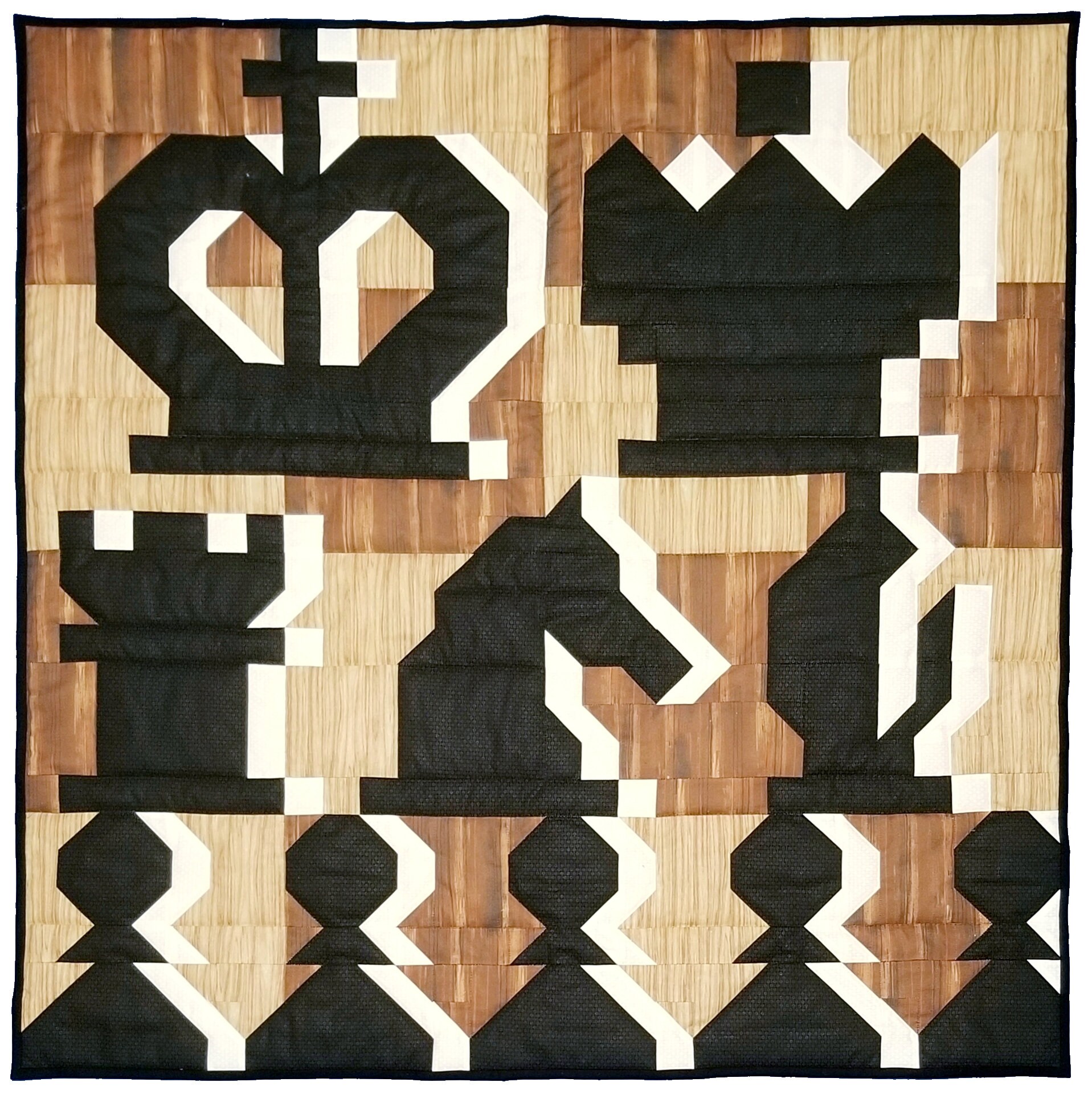 Chess Quilt Pattern With 3 Sizes 42x42, 28x28, and 56x56 Inches ...
