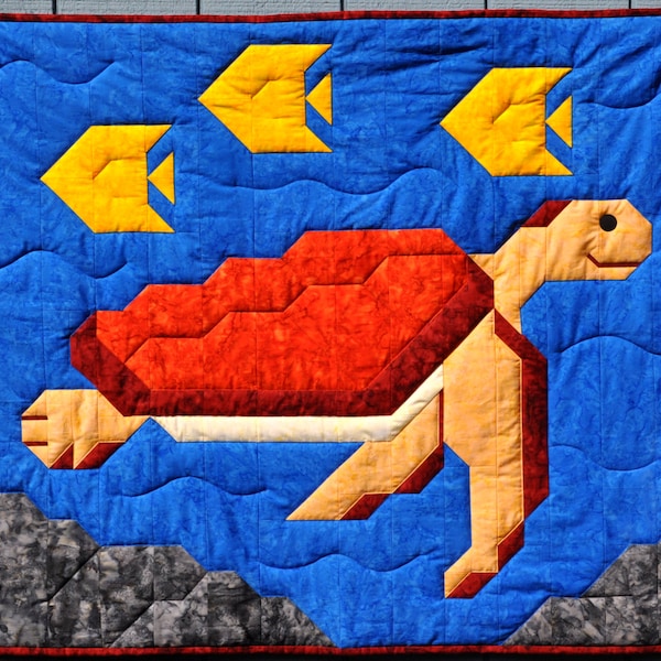 Turtle Quilt Pattern - Etsy
